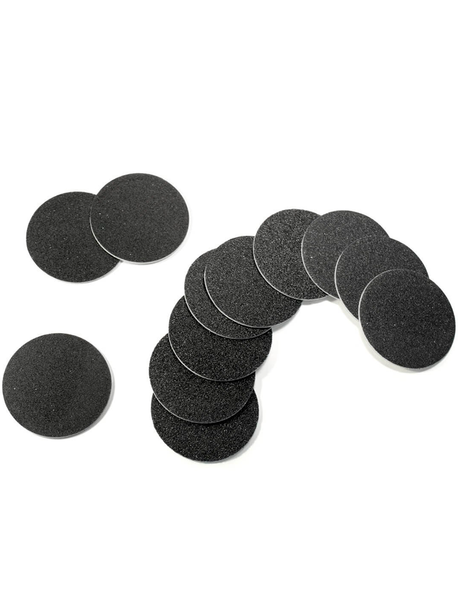 Файлы для диска d 25мм, 320грит, супертонкая обработка, педикюрные, черные, 40шт