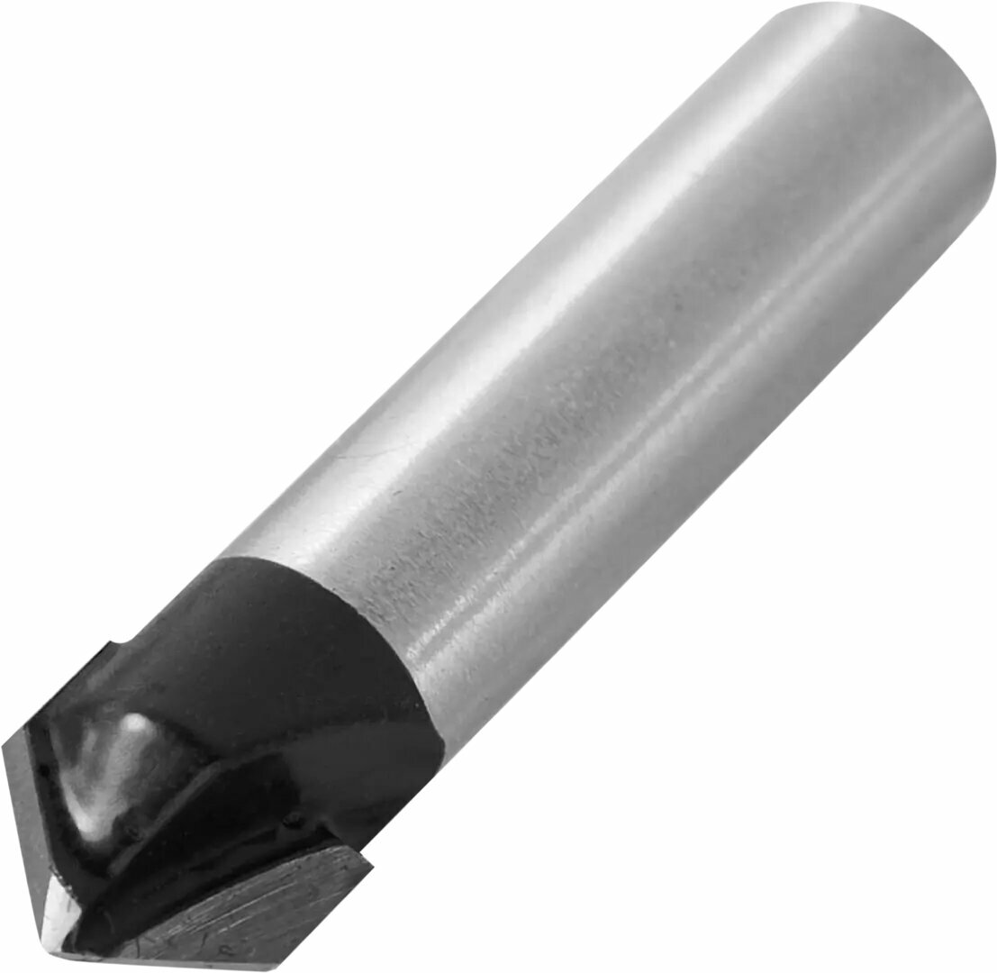 Фреза пазовая галтельная V-образная по дереву 1411306 9.5 мм