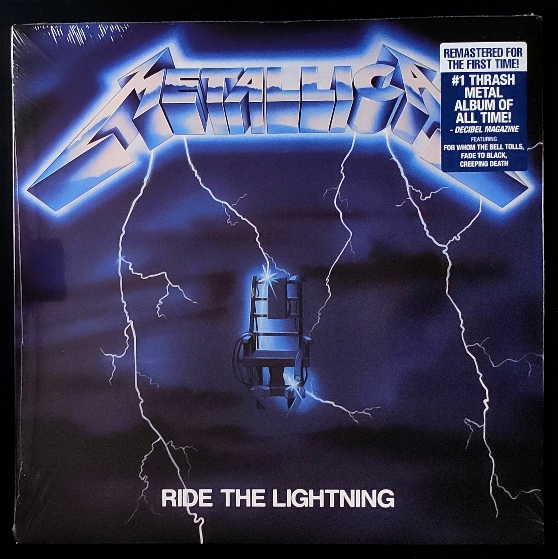 Виниловая пластинка Metallica - Ride The Lightning (LP, 2016, Blackened)