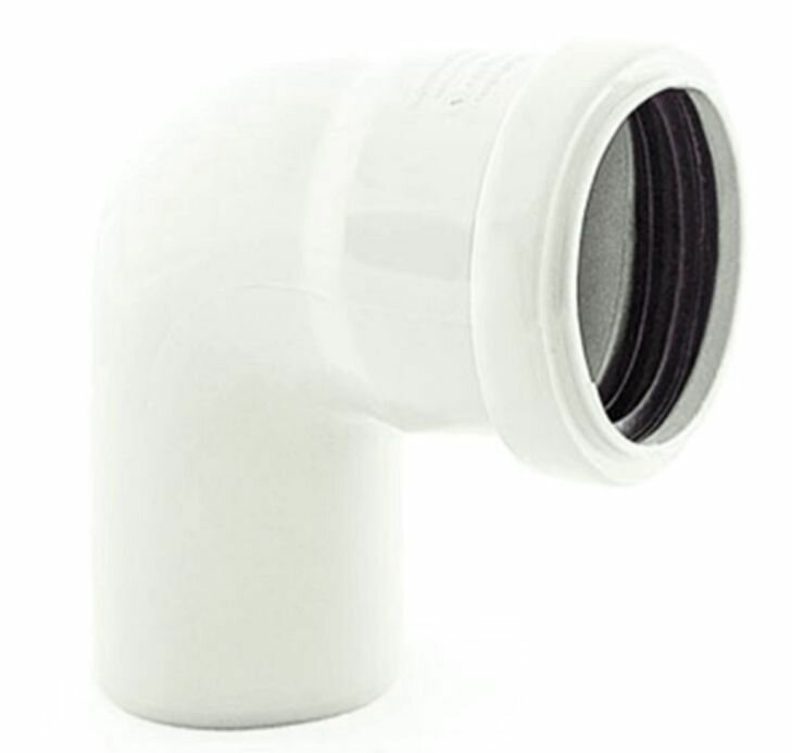 Колено канализационное РТП с шумопоглощением 50 мм угол 87