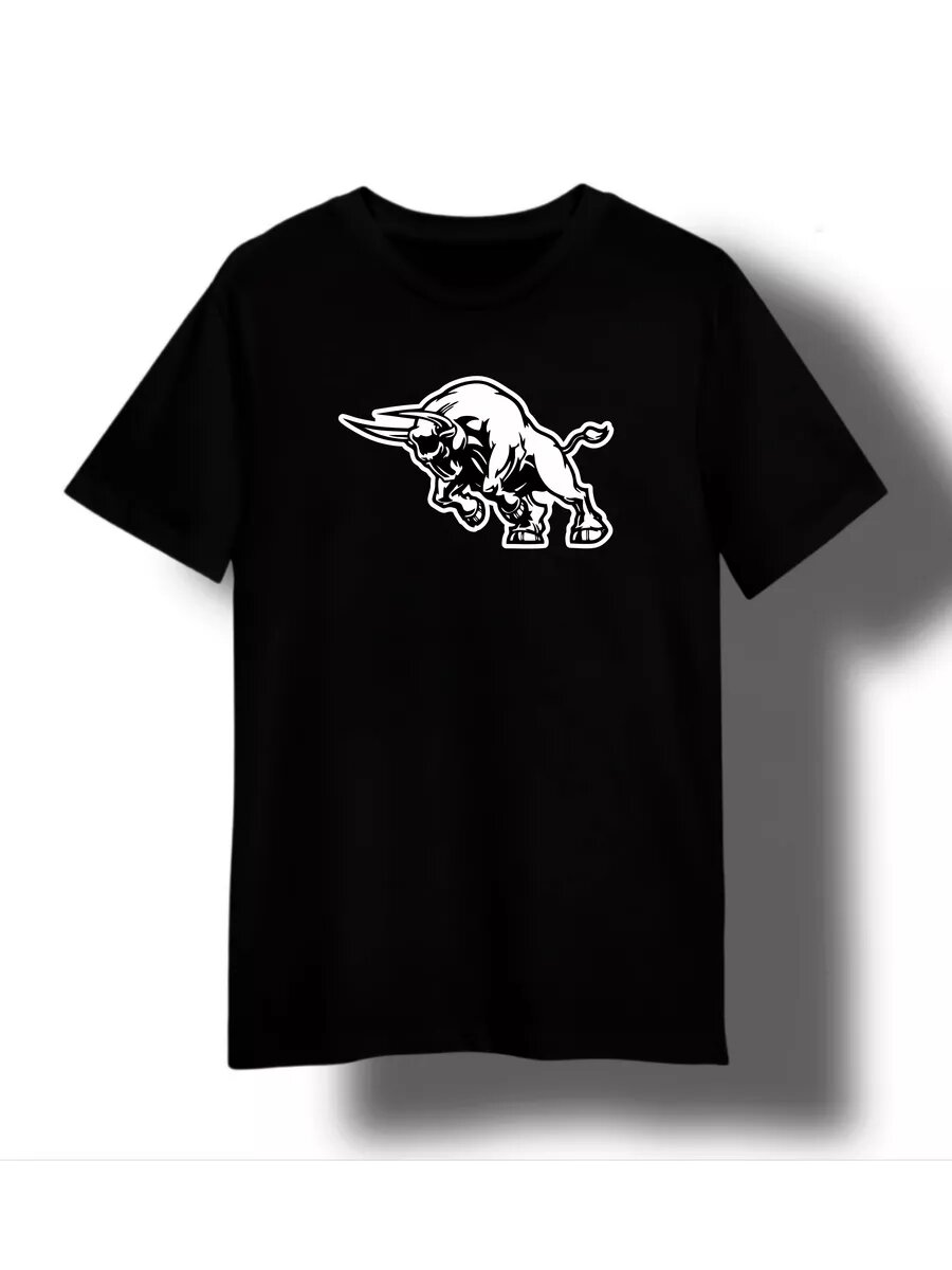 Футболка рисунок бык