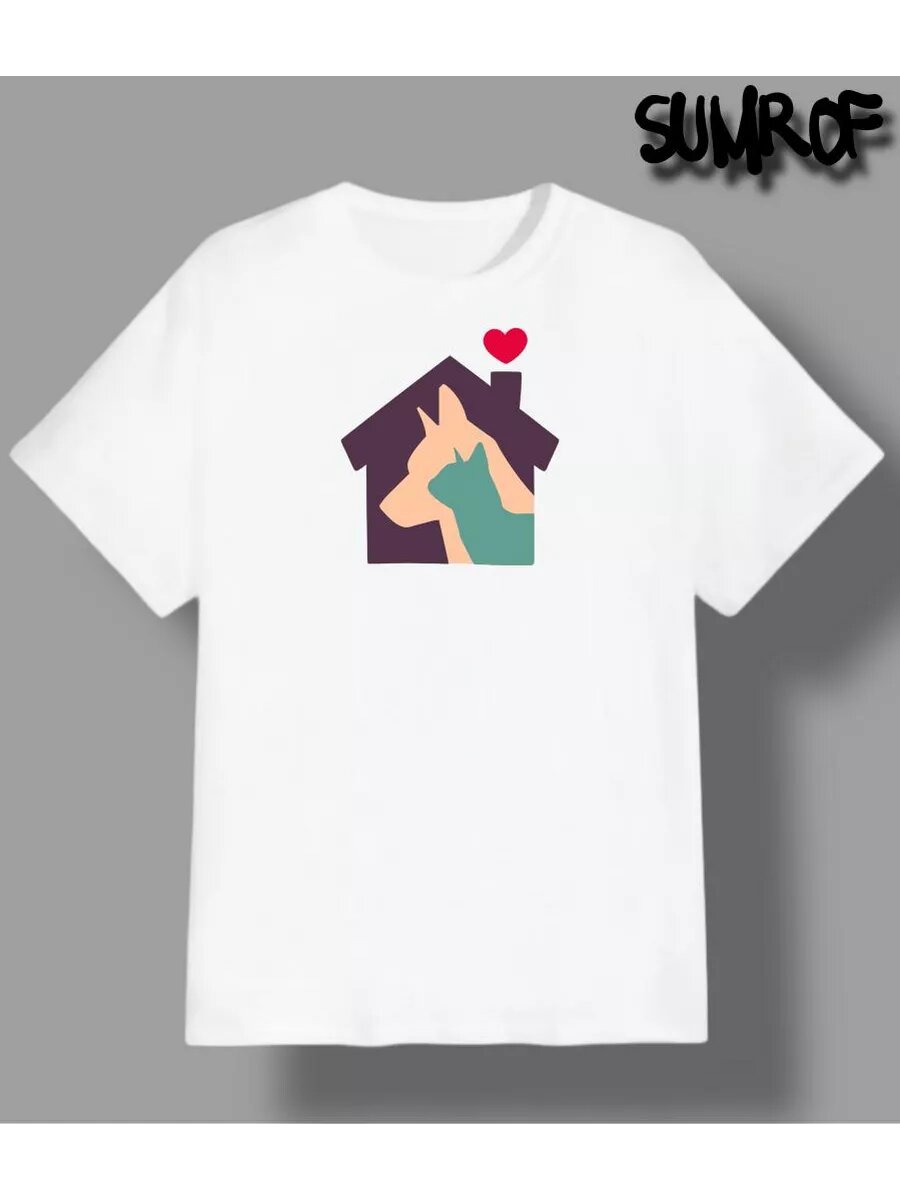 Футболка любимые питомцы