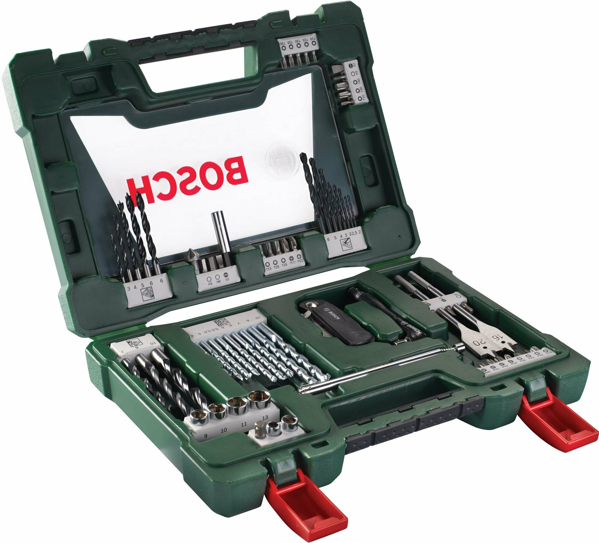 BOSCH принадлежностей V-line 68 предметов (жесткий кейс)