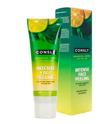 CONSLY GEL Гель отшелушивающий для интенсивного очищения Intense Face Peeling with Calamansi and AHA/BHA/PHA, 120 мл