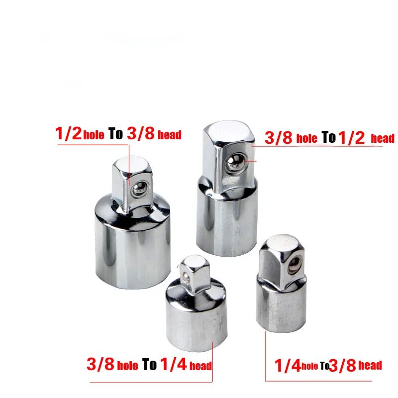 Адаптер трещоток 1/4", 3/8", 1/2" OEMG, 4шт