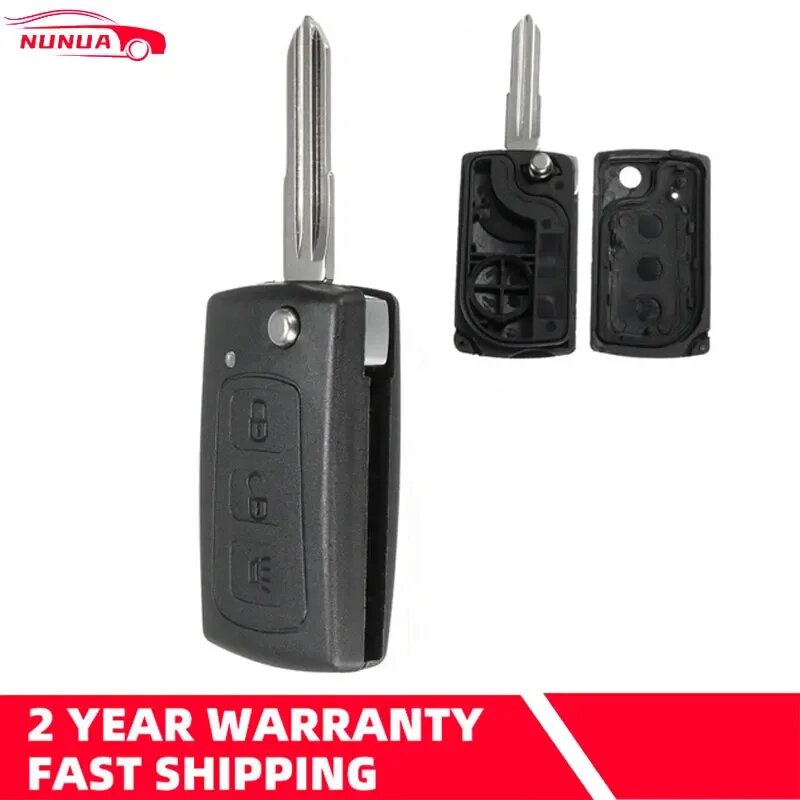 Автомобильный Складной Корпус ключа дистанционного управления с 3 кнопками (замок, разблокировка, гудок) и держателем батареи Great Wall для Great Wall HAVAL HOVER H3 H5