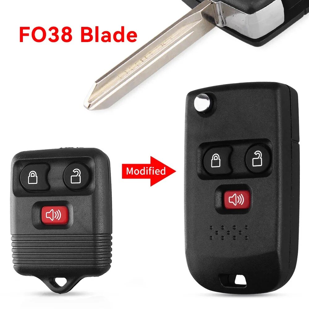 KEYYOU для Ford Focus Complete Escape Mustang Explorer Lincoln Town Sport 1 шт. 3BNT FO38 Blade