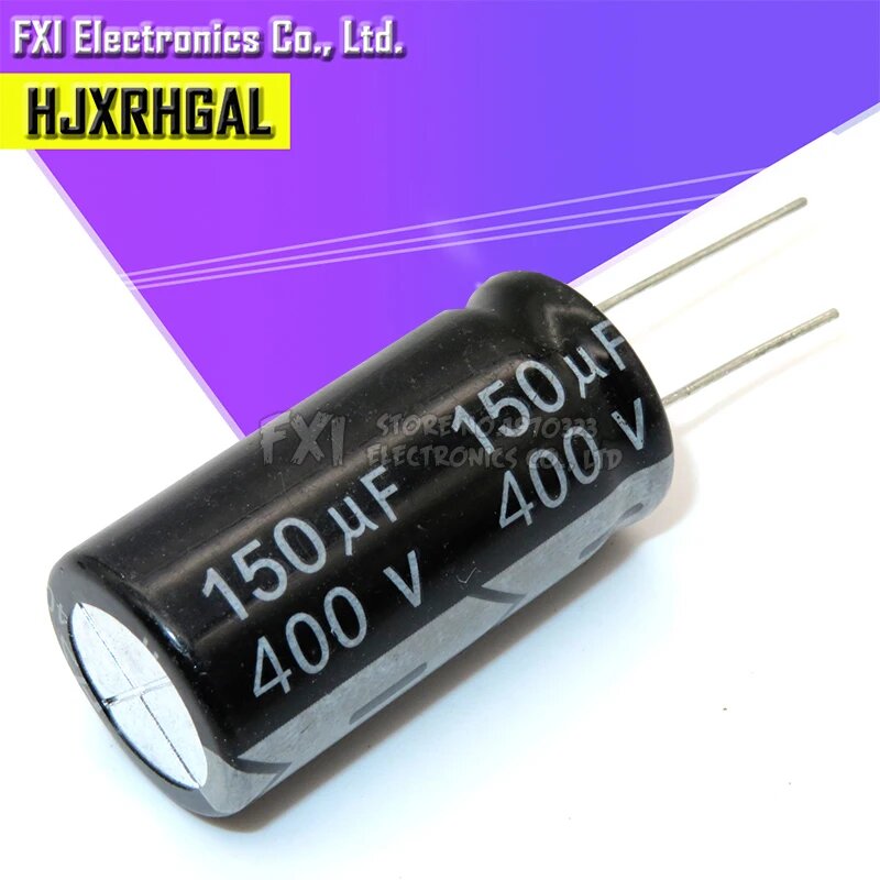 5 шт. Электролитический конденсатор HJXRHGAL 400В 150uf 18x40