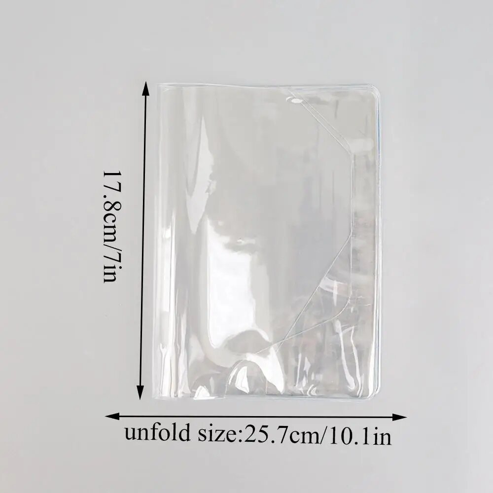 Прозрачный чехол для блокнота A5/A6 из ПВХ 25.7x17.8cm