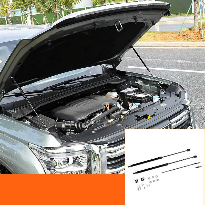 Для GWM Haval H5 II 2nd Gen 2023 2024, капот двигателя автомобиля, гидравлический стержень, капот двигателя, автоматические телескопические опорные стержни, аксессуары