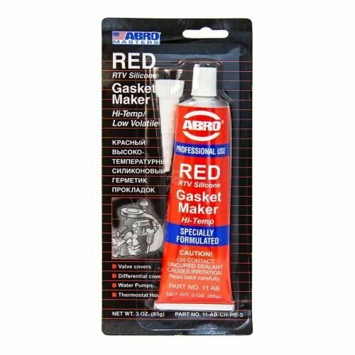 Герметик прокладок abro masters (красный) на узком блистере Abro 11ABCHRES