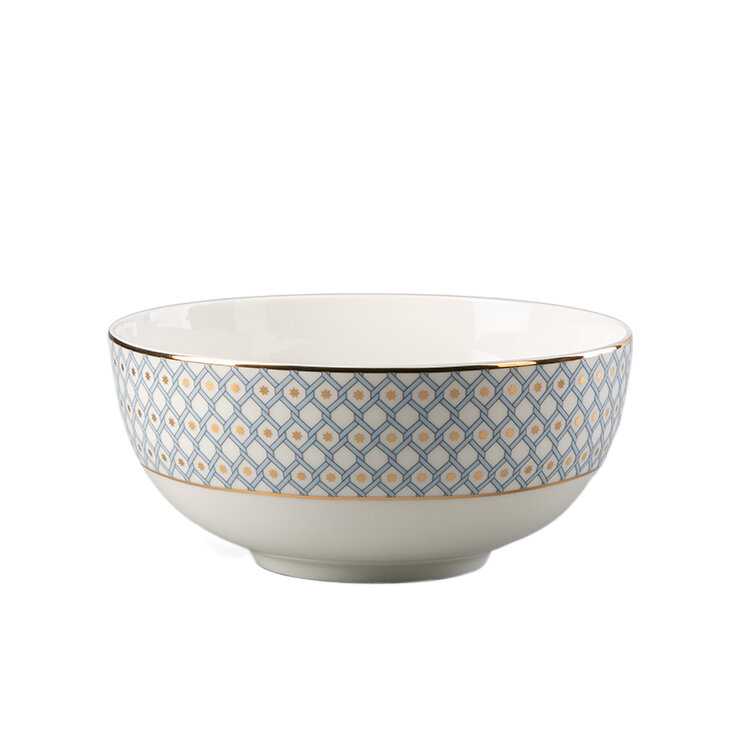 Салатник ИФЗ Восточная, Азур 1, 1200мл, костяной фарфор 80.42071.00.1