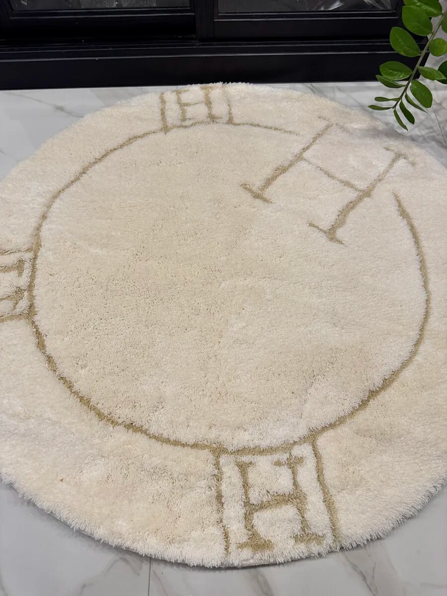 Коврик Natali's Carpet, для ванной и туалета, противоскользящий 90х90 см Турция