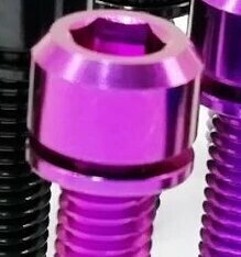 Титановый болт CyclingMan Ti M6x16-30 мм Purple, M6X16mm