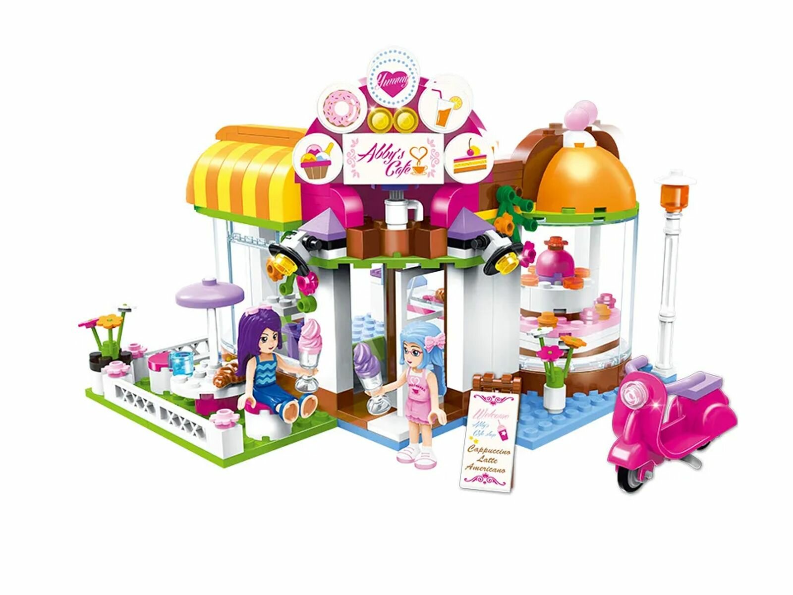 Конструктор Qman KEEPLAY Уютное кафе 277 дет 6+ 33020