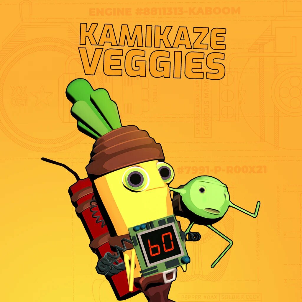Игра Kamikaze Veggies, для PlayStation 4, русские субтитры, Украина