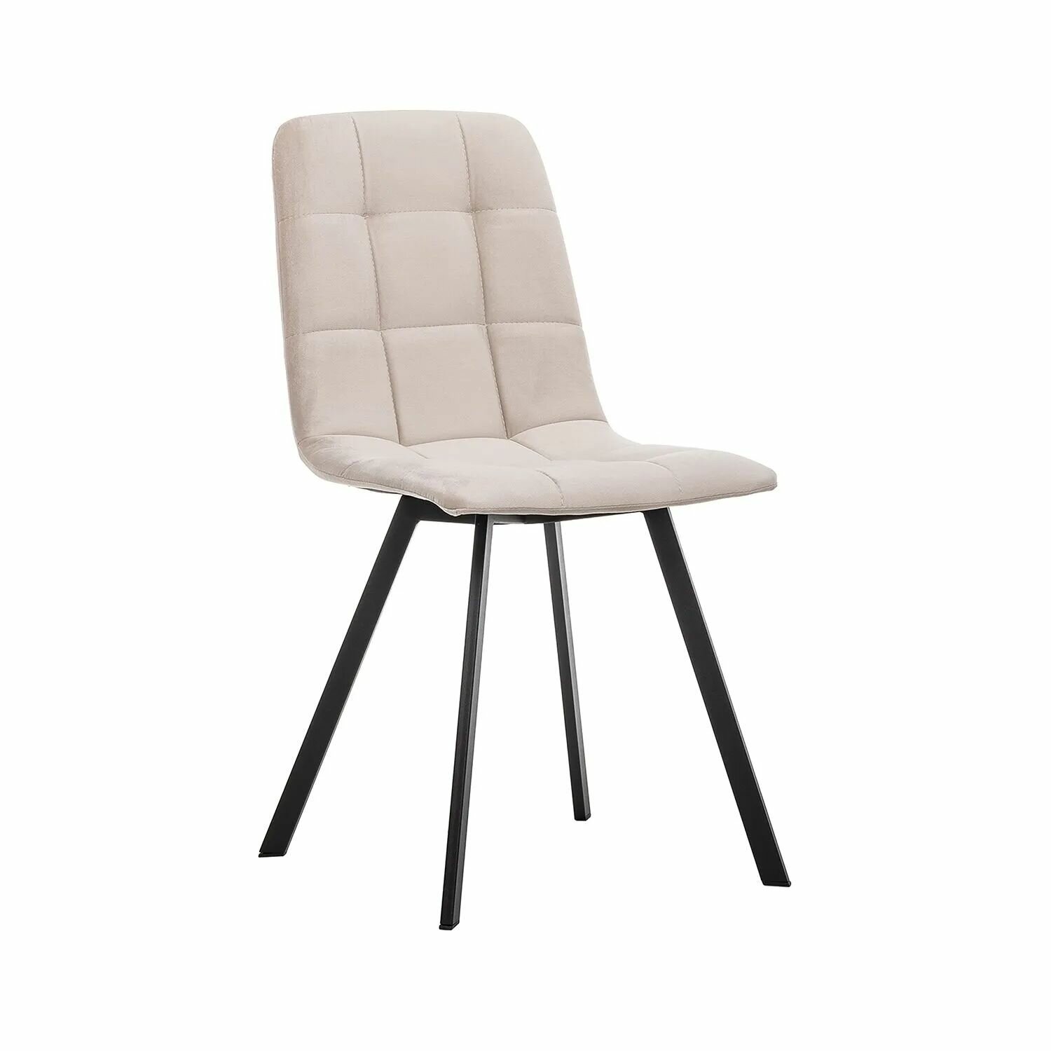 Стул для кухни со спинкой, белый бархат, современный скандинавский стиль, легкий люкс, для ресторана и дома