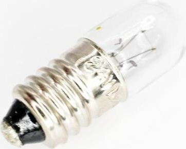 Лампа BRIGHTMASTER LAMP E10/24/50 миниатюрная 24В 1,2Вт E10 цилиндрический 10мм L 28мм 1 шт