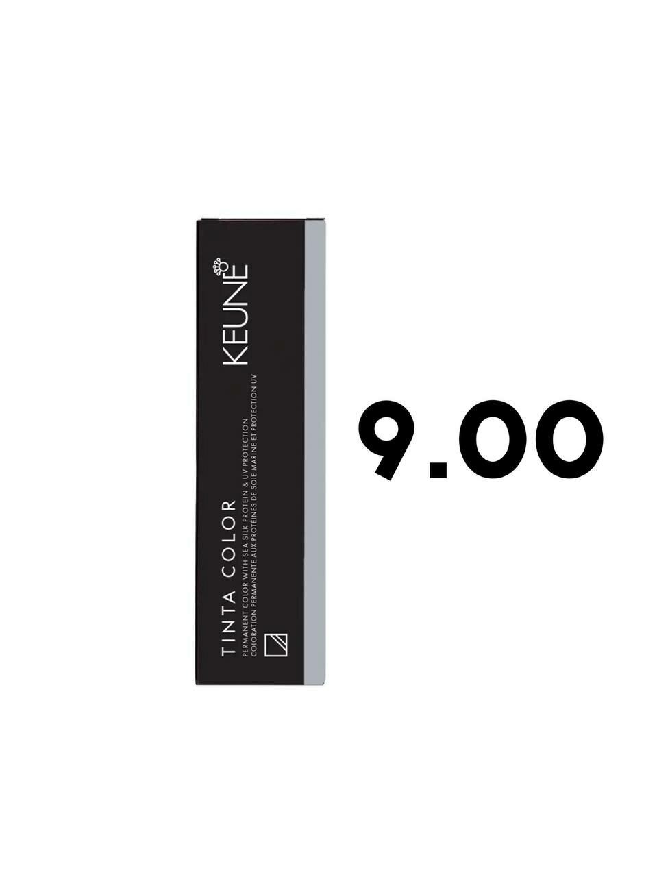 Keune Tinta Color 9.00 - Стойкая краска для седых волос очень светлый блондин 60 мл
