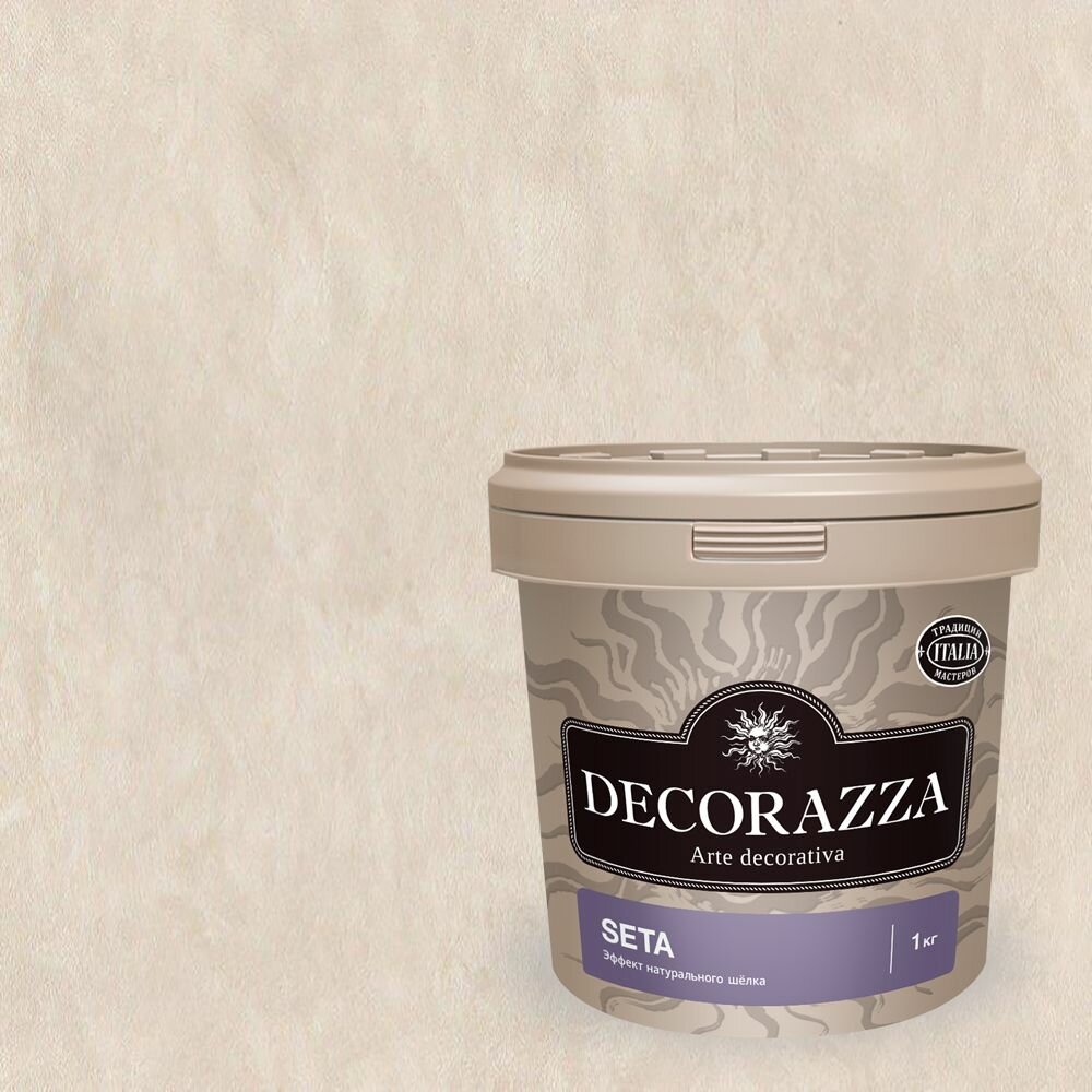 Декоративная штукатурка с эффектом натурального шелка Decorazza Seta (1кг) ST 11-117
