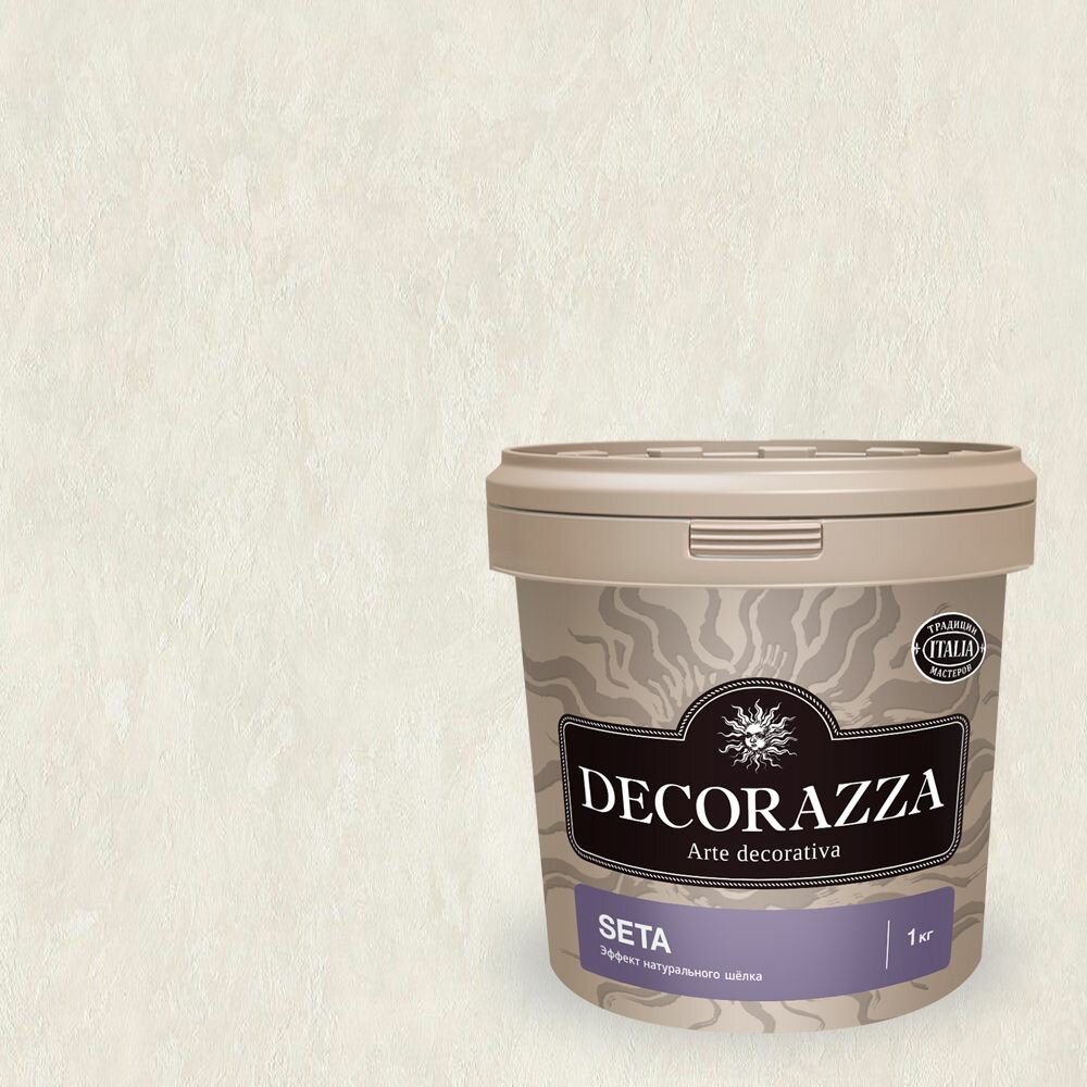 Декоративная штукатурка с эффектом натурального шелка Decorazza Seta (1кг) ST 11-120