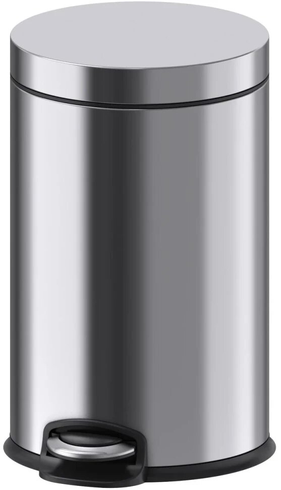 Мусорное ведро WeltWasser Erfie MT 10000000891 8л, с педалью, нержавеющая сталь