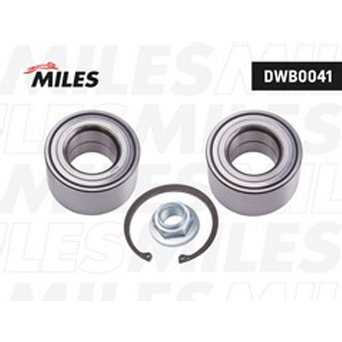 Подшипник ступицы KIA SPECTRA(ИЖ)/CARENS/MAZDA 6/626 пер, MILES DWB0041