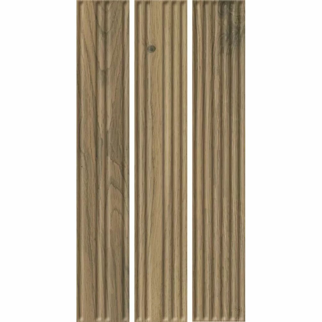 Керамогранит Paradyz (Парадайз) Carrizo wood elewacja struktura stripes mix mat 40x6,6 см (0.79 м2)