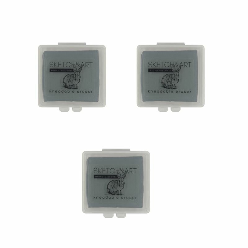 Sketch&Art Ластик-клячка, художественный, 3 уп