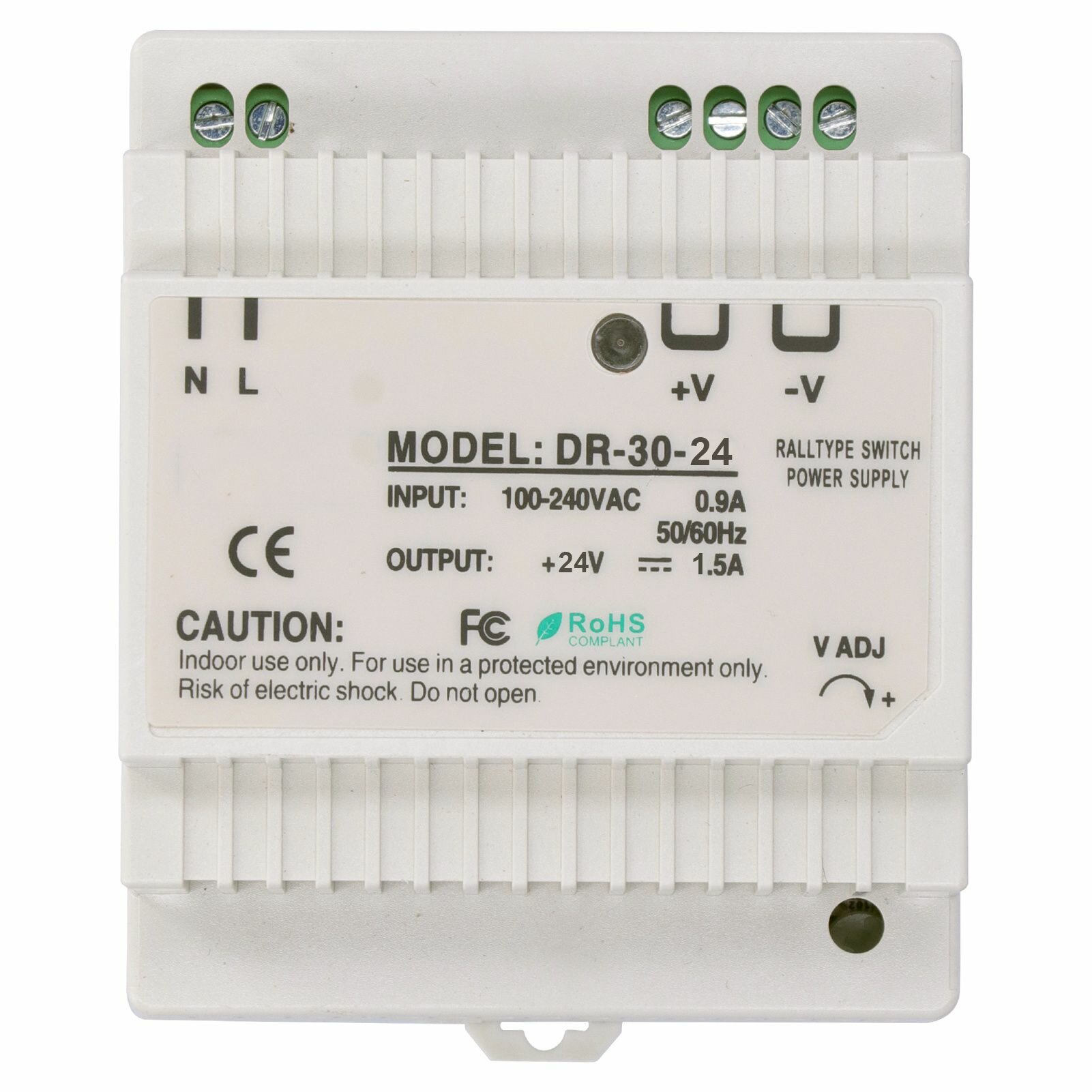 DIN-рейка БП 30W 24V для электрошкафов (DR-30-24)