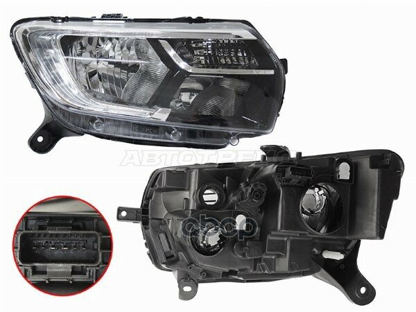 Фара правая Logan 18 --> Sat арт. ST55111R8R