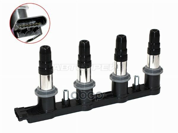 Катушка зажигания CHEVROLET AVEO II 08-/CRUZE 09-/LACETTI 05- (модуль) Sat арт. ST-96476979