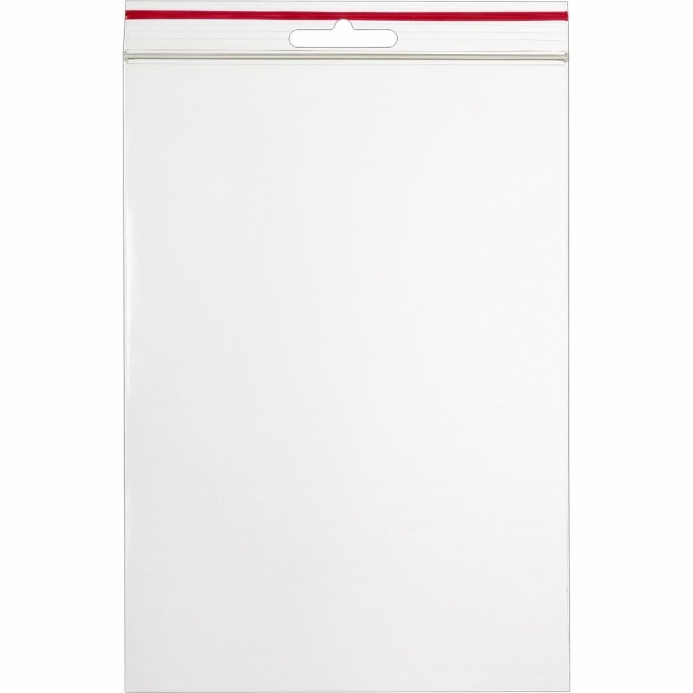 Пакет с замком КНР Zip-Lock, с европодвесом 12х17 см, 60 мкм, в упаковке 100 шт