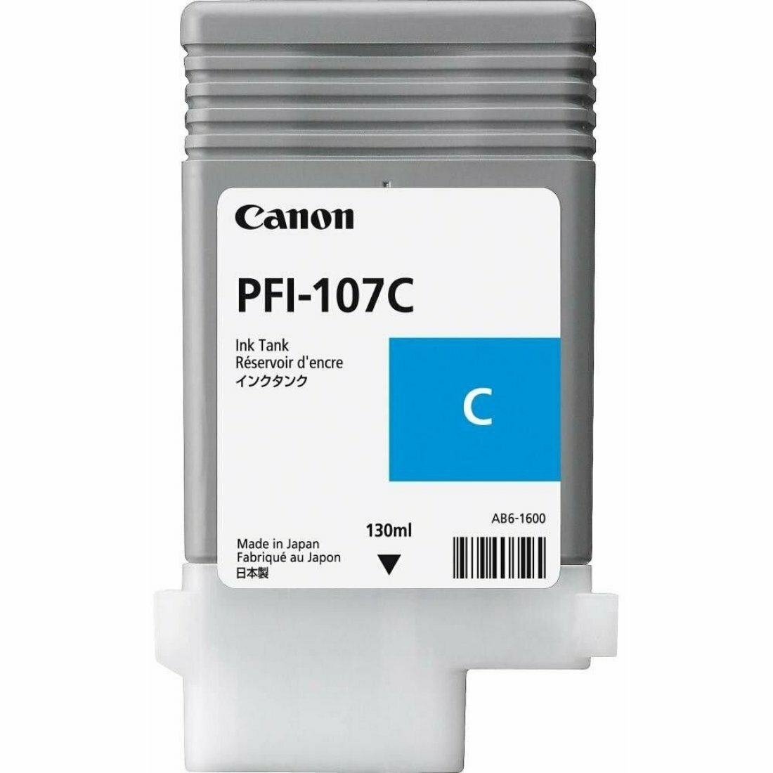 Картридж струйный Canon PFI-107C 6706B001 голубой (130мл) для iP F680/685/780/785
