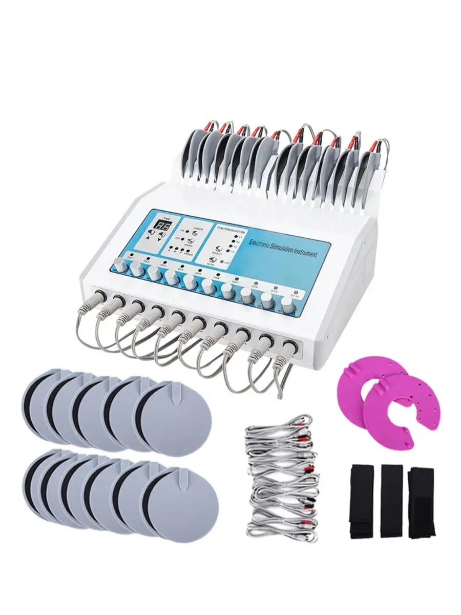 Аппарат миостимуляции B-400 10 каналов, 20 электродов