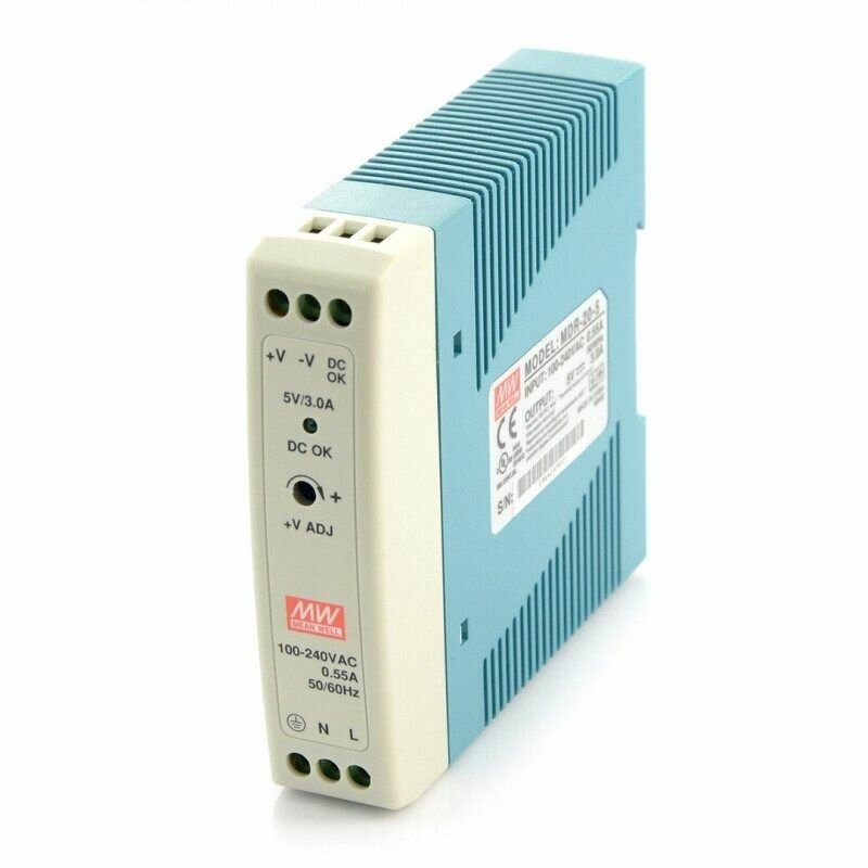 Источник питания AC/DC Mean Well MDR-20-5