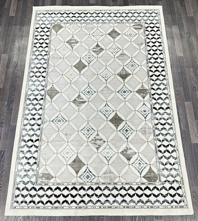 Ковер, Прямой, Бежевый, Серый, Сине-зеленый, Черный, Современный, на пол, в гостиную, спальню, в ассортименте (95 см. на 150 см.)