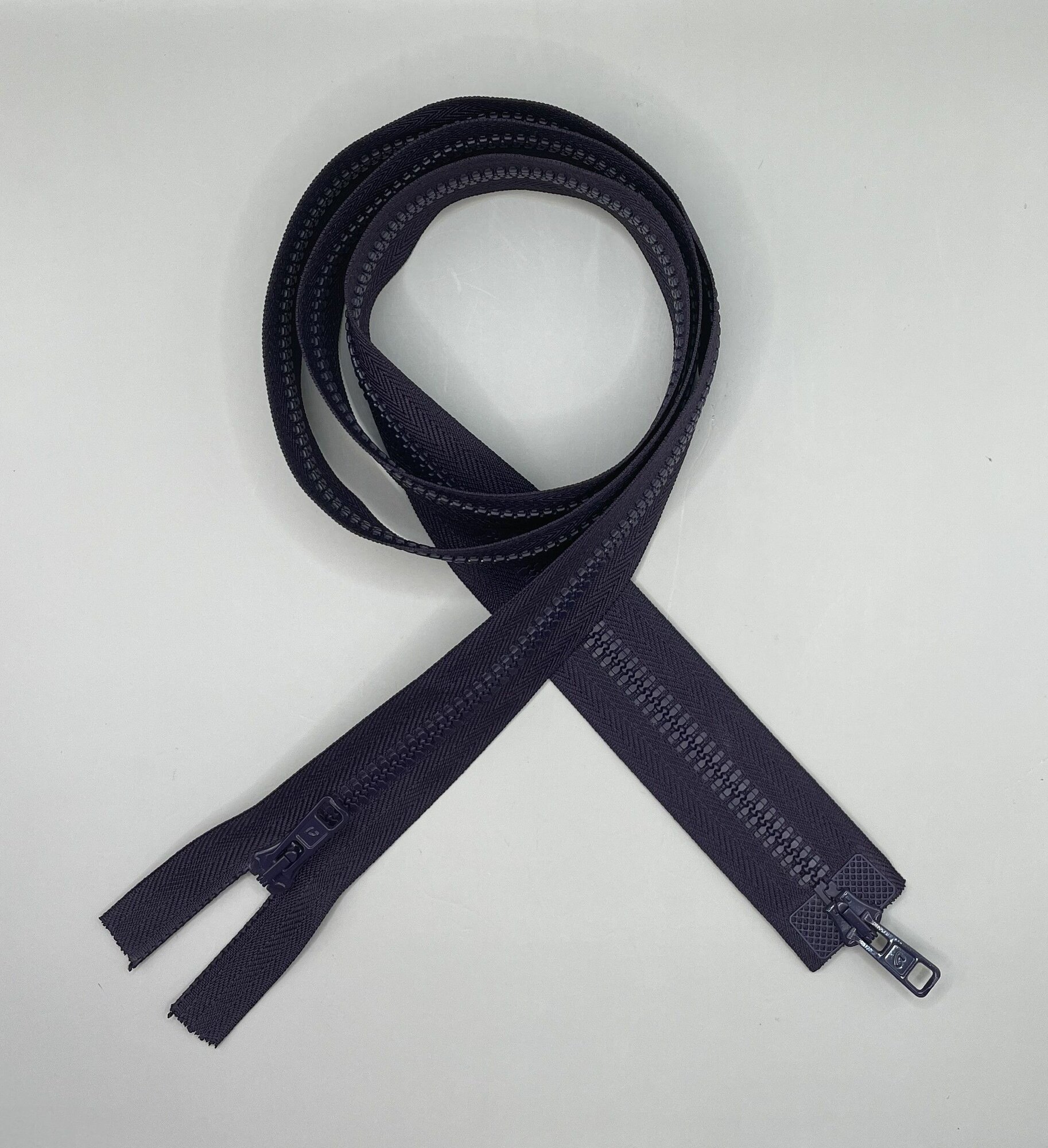 Молния тракторная,120см, тип 5, фиолетовый,2 замка. пр-во Прибалтика.1шт.