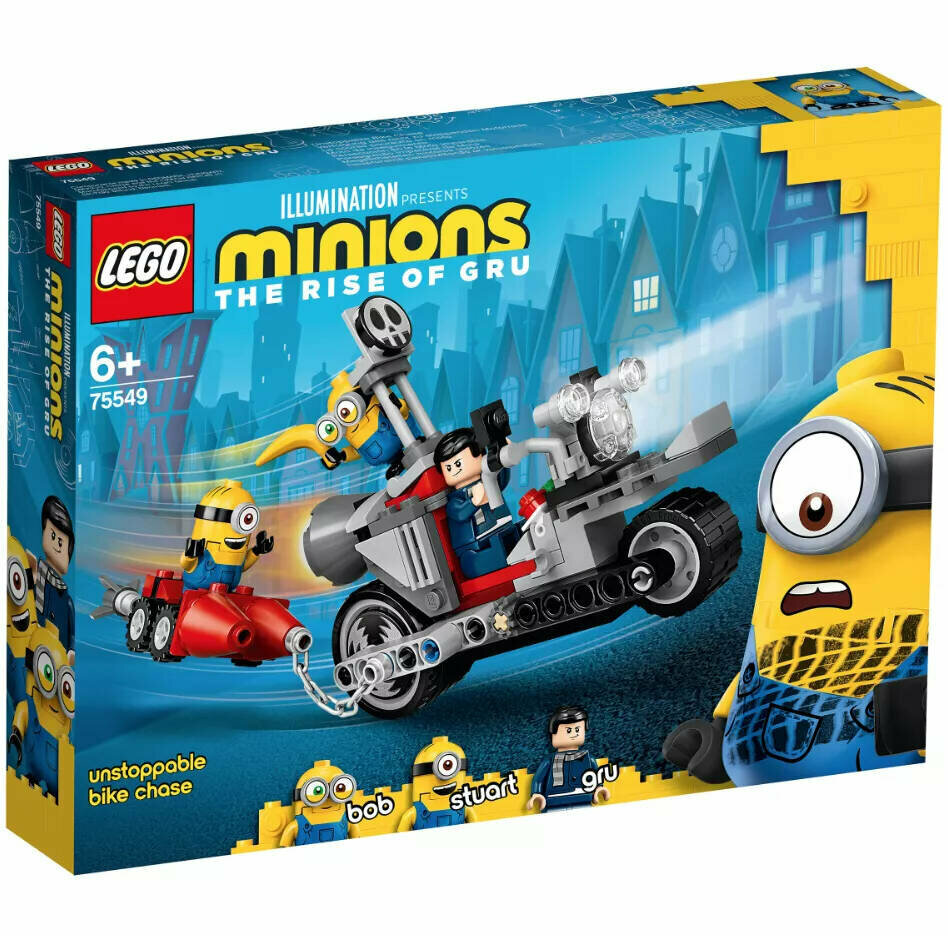 Конструктор LEGO Minions: The Rise of Gru 75549 Невероятная погоня на мотоцикле