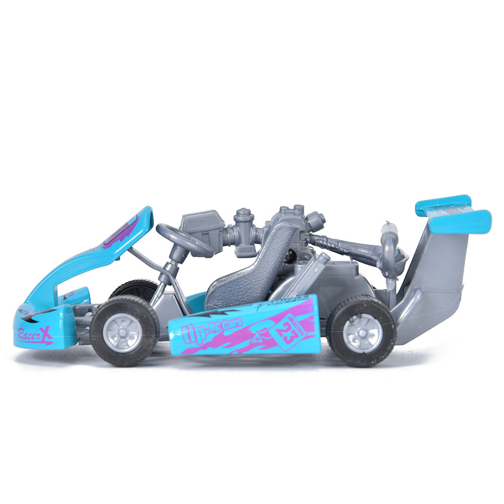 1:32 Масштаб Модель автомобиля из сплава High Go Kart Racing Car Откатная игрушка Модель игрушки (синий)