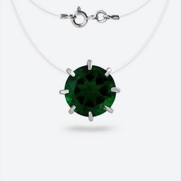 Колье, серебро, 925 проба, родирование