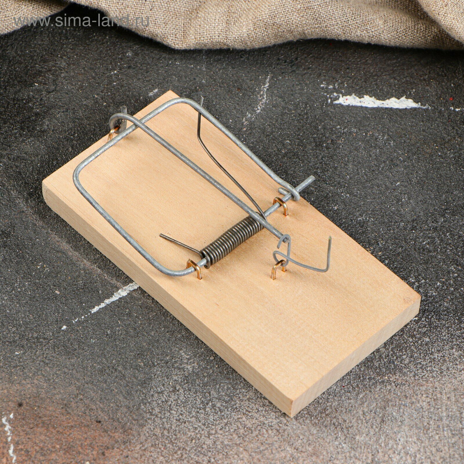 Мышеловка деревянная большая 20 см многоразовая