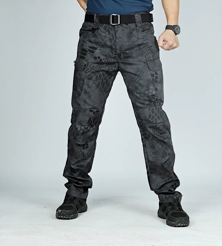 Тактические брюки Cargo черные IX7 Black snake