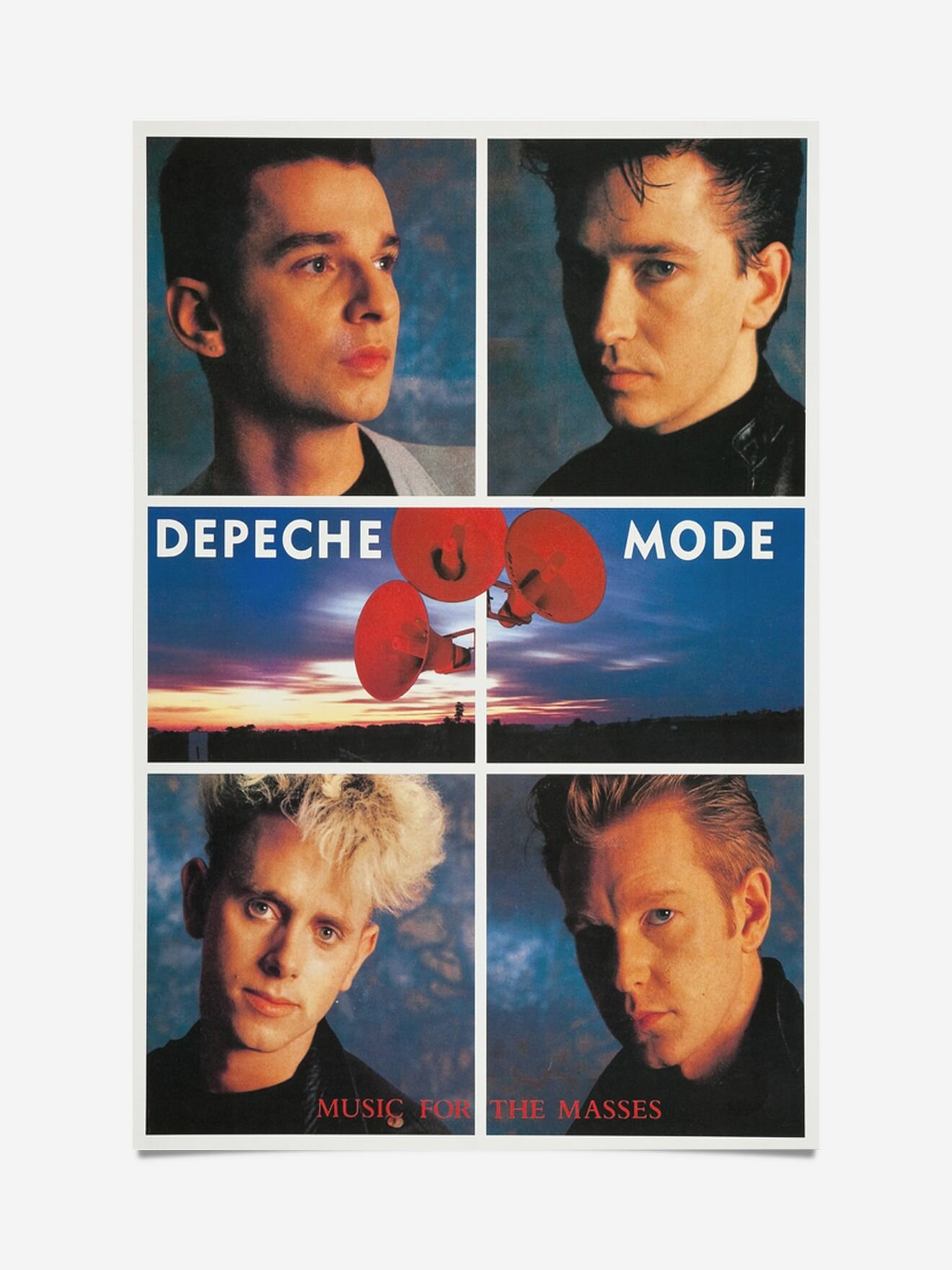 Постер (плакат на стену) группы Depeche Mode - 40 на 60 см. от Poster4me