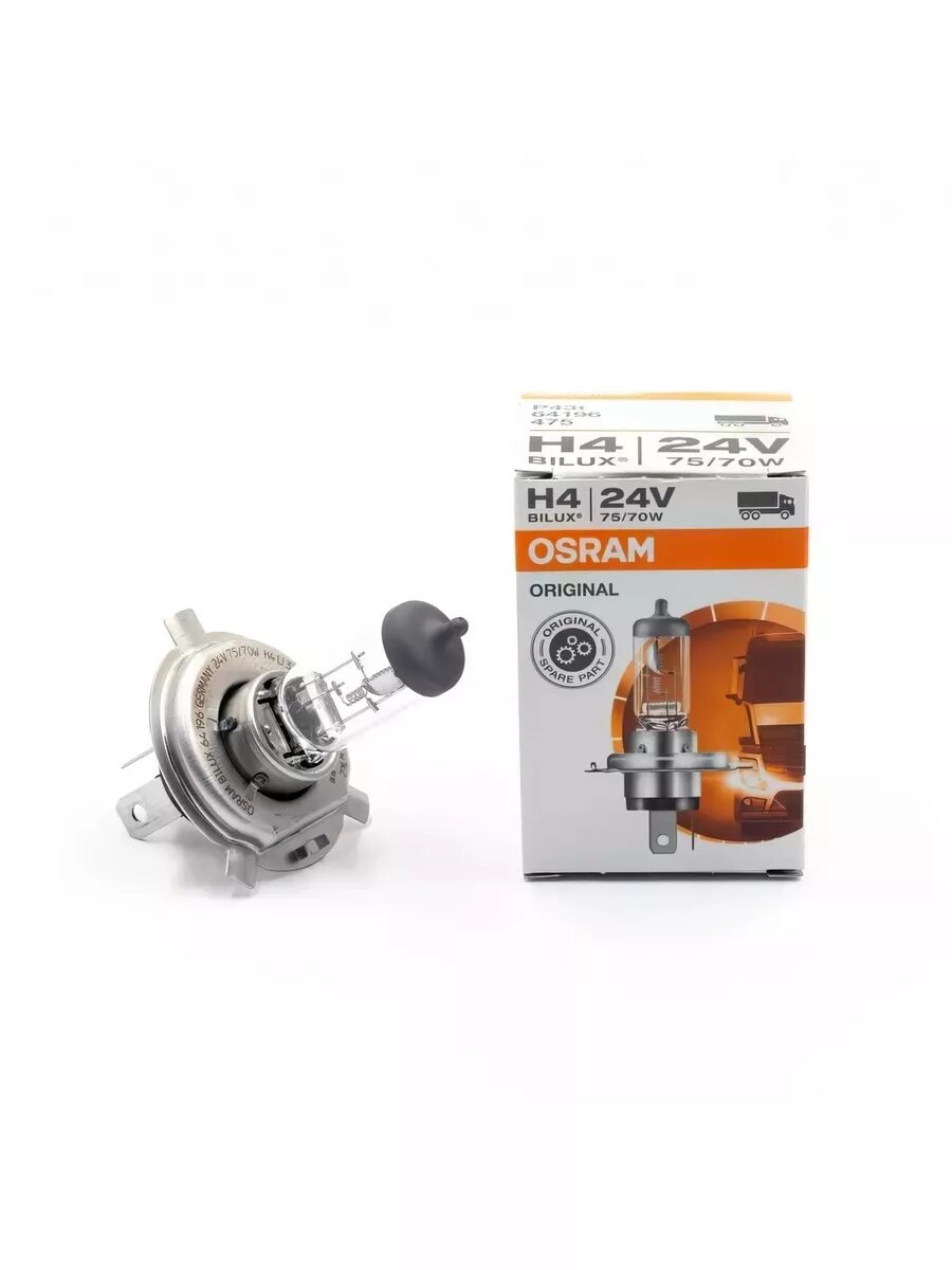 Лампа галогенная 64196 Osram Original Н4 24V 75/70W 24v