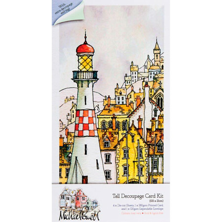 Набор для создания открытки Главный в порту Michael Powell 10,5 х 21 см DOCRAFTS MPL150300