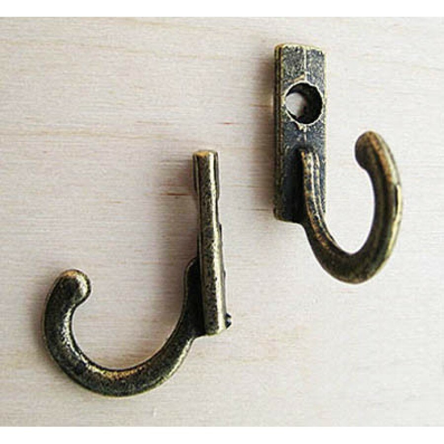 Крючки декоративные 21 мм бронза HEMLINE 11.110