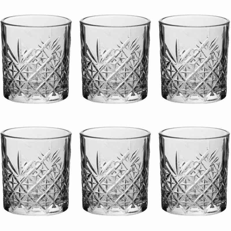 Набор 6 стаканов Таймлесс Pasabahce 205мл Стекло Диаметр-7,2 Высота-8,3см Прозрачный