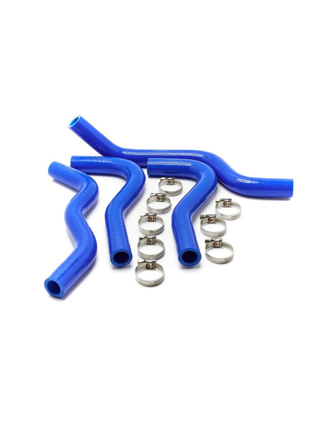 Патрубок отопителя для а/м ГАЗель дв. 405/406 (4 шт.) "PRAVT" с хомутами