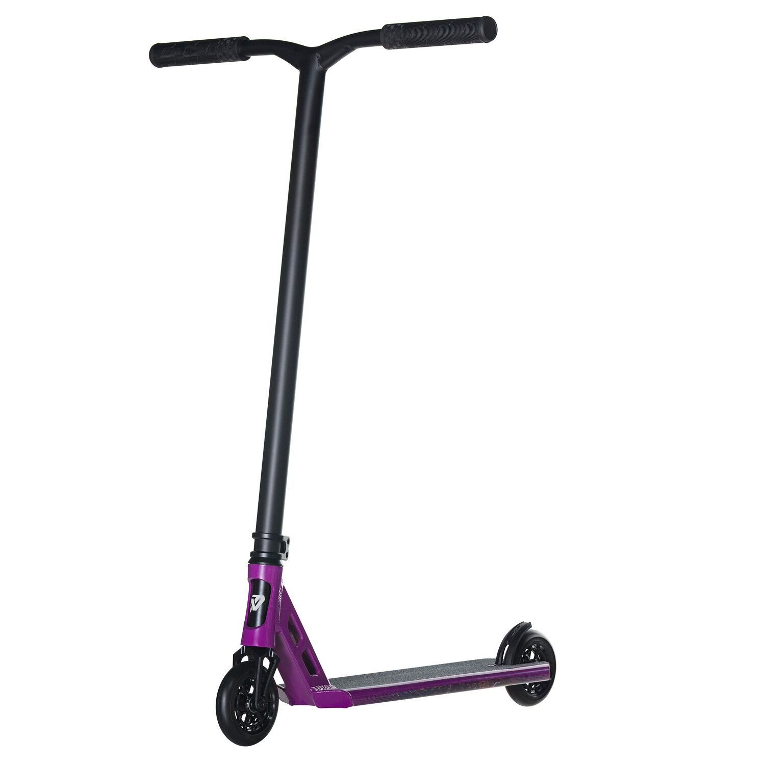 Самокат трюковый Novatrack Replay (2025), дека 48 см, колеса 110 мм, HIC, алюминий, фиолетовый